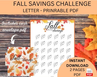 50p Savings Challenge, Digital Download, Savings Challenge, Budget ...