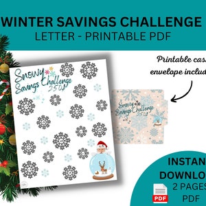 Snowy Winter Savings Challenge - Etsy