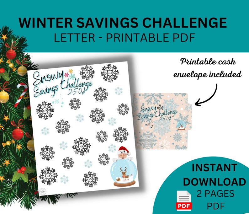Snowy Winter Savings Challenge - Etsy