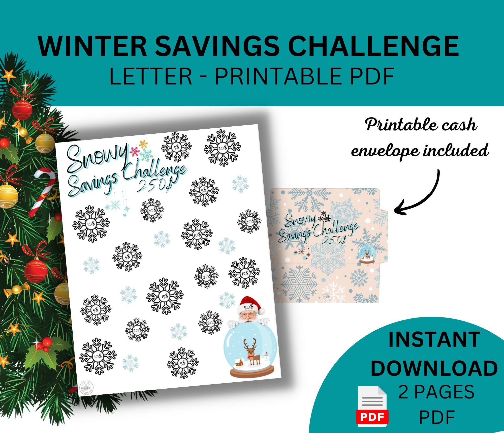 Snowy Winter Savings Challenge - Etsy