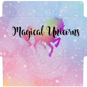 Magical Unicorns Savings Game, Cash Envelope, Instant Download, Prontable PDF - Etsy