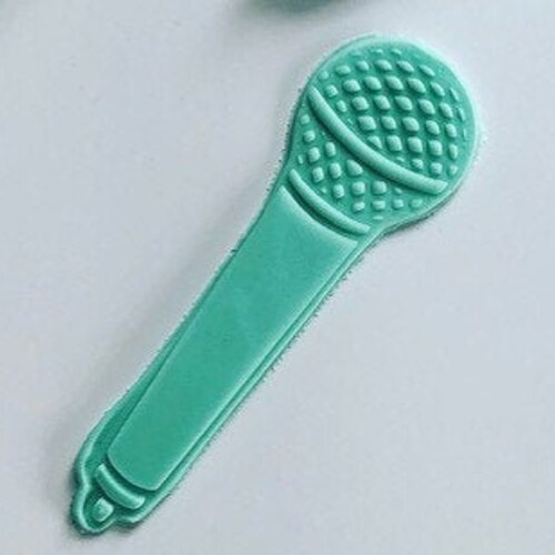 Singer Microphone Fondant Cookie Cutter and Stamp 1376 - Etsy