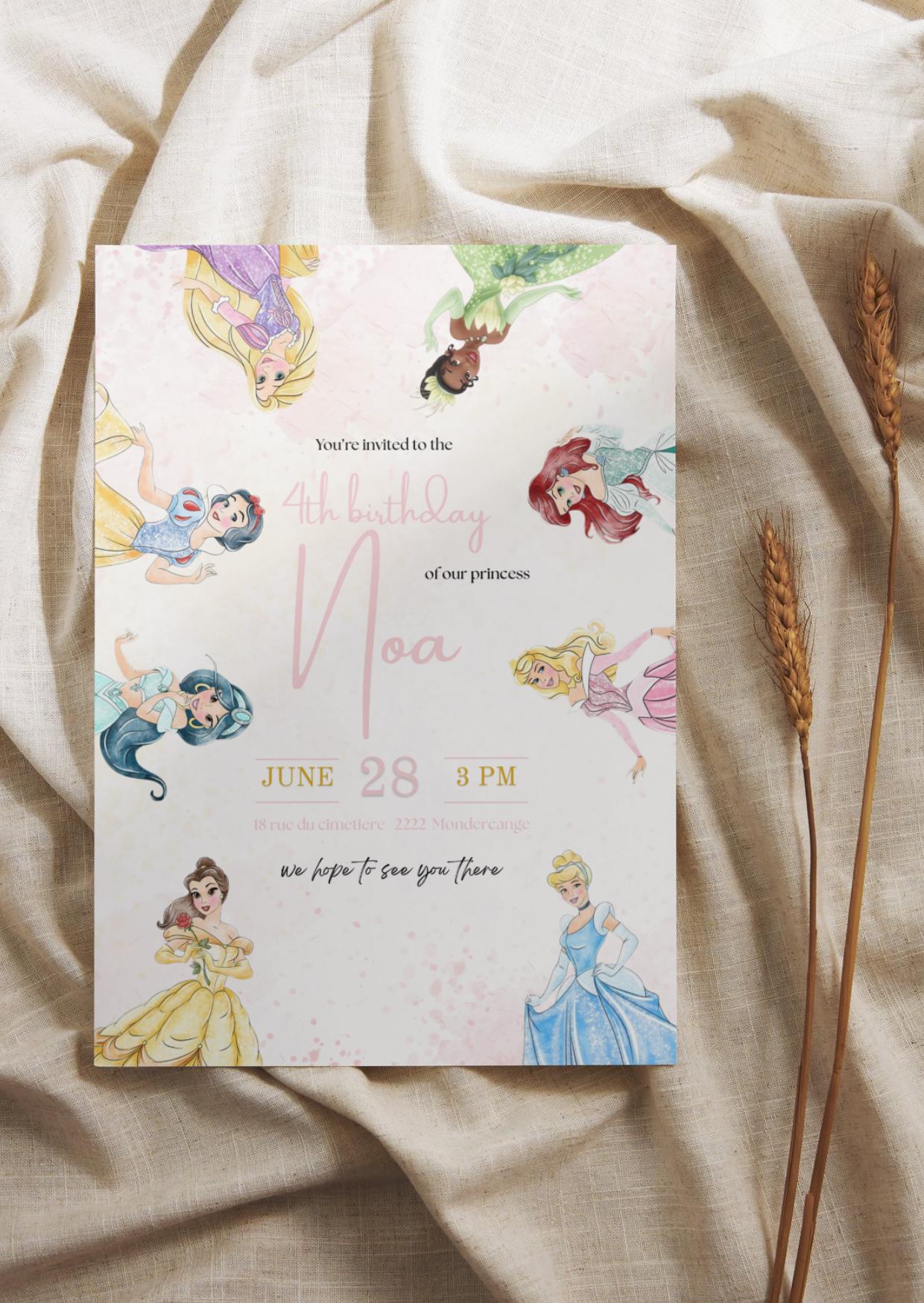 Princess Invitation - Etsy