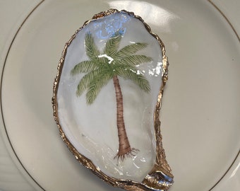 Oyster Shell Palm Tree Wall Decor - Etsy