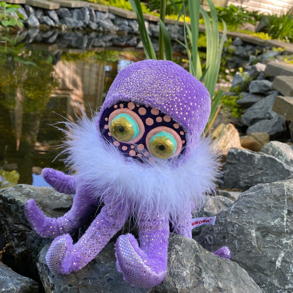 Sploot the Frog Loving Octopus - Etsy