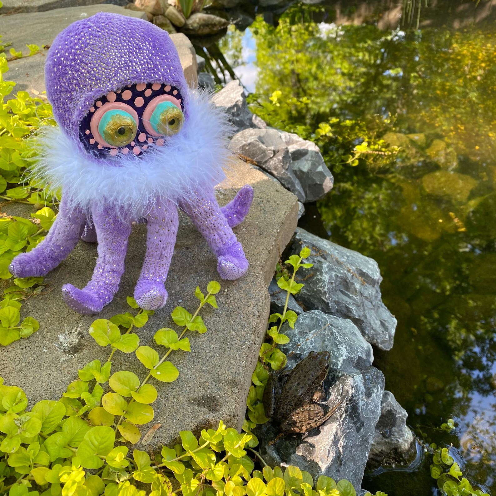 Sploot the Frog Loving Octopus - Etsy