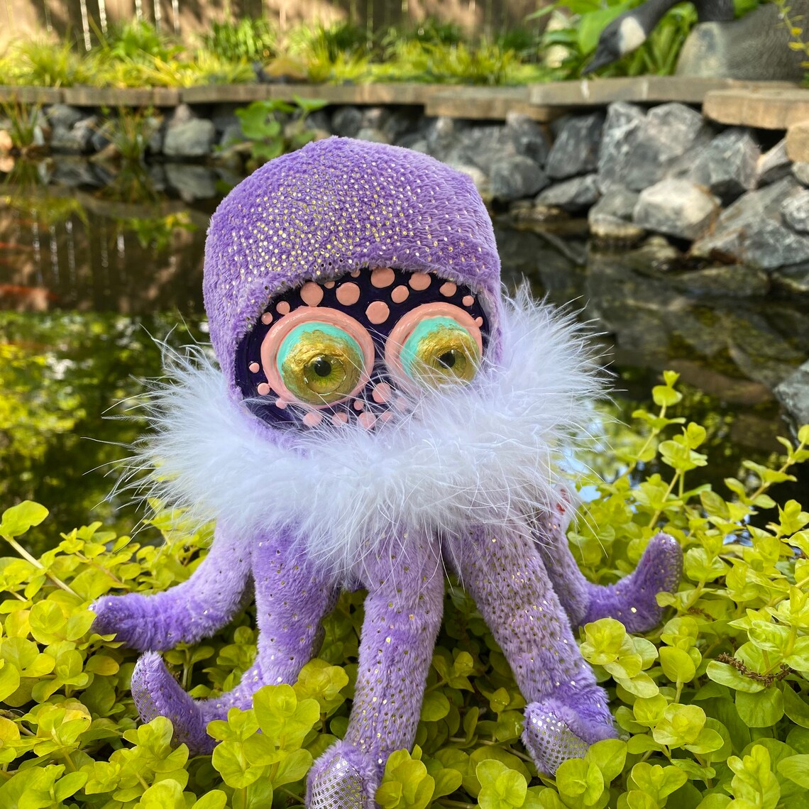 Sploot the Frog Loving Octopus - Etsy