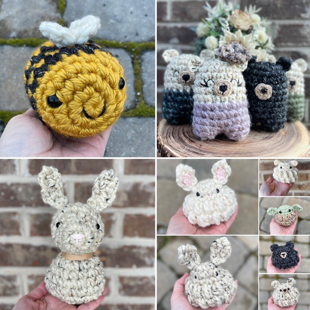 Spring Time Crochet Pattern Pack: Puffy Bunnies Sweet Bunny - Etsy