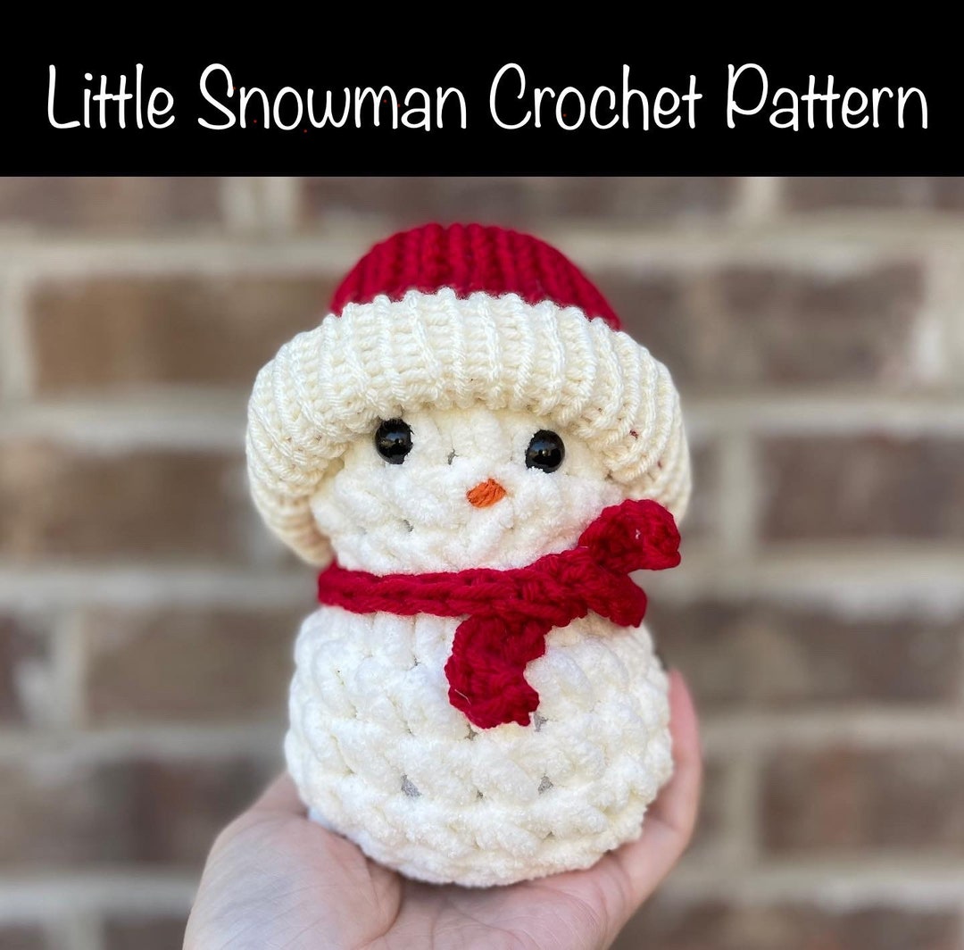Little Snowman Crochet Pattern - Etsy