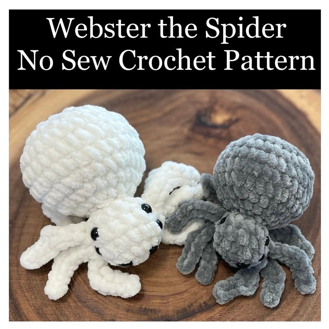 Webster the Spider No-sew Crochet Pattern - Etsy
