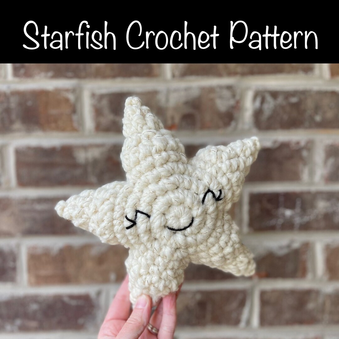 Starfish No-sew Crochet Pattern, Squishy Starfish, Ocean Crochet ...