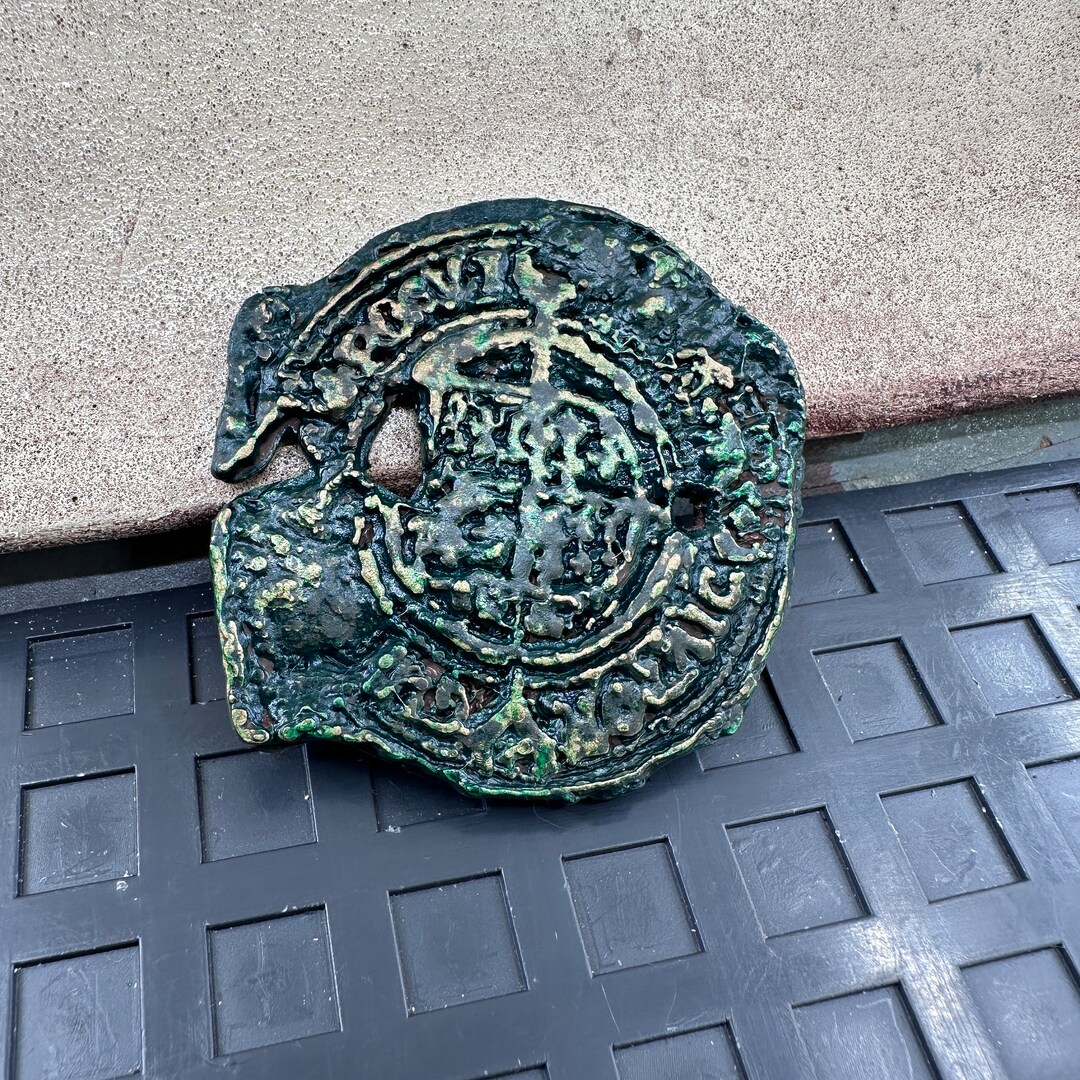 Goonies Movie Treasure Coin Replica Prop, Aged Spanish Doubloon ...