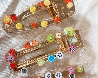 Fruit Hair Clips - Etsy