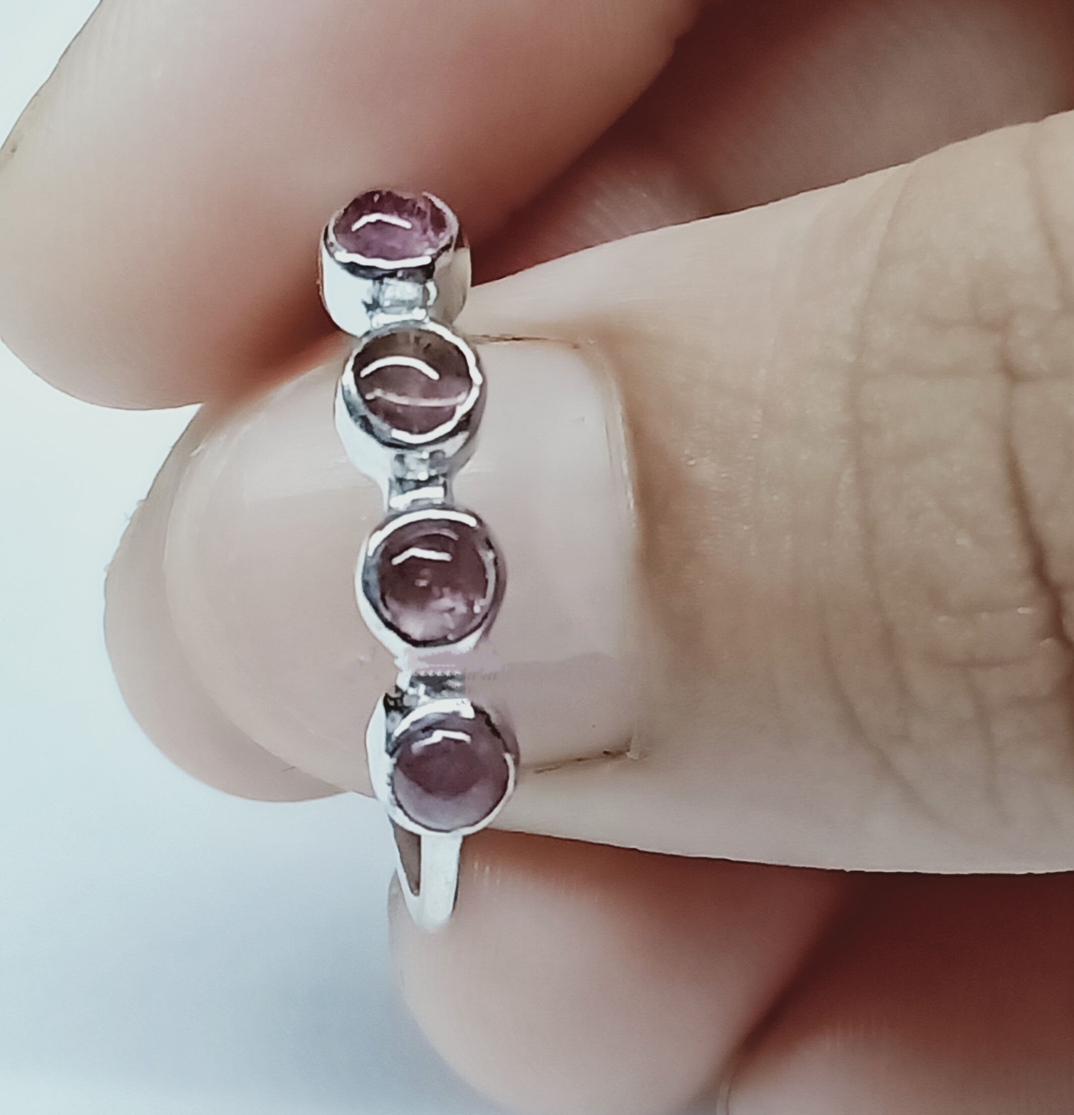 Genuine Polki Ring, Polki Diamond Ring, 925 Sterling Silver Handmade ...