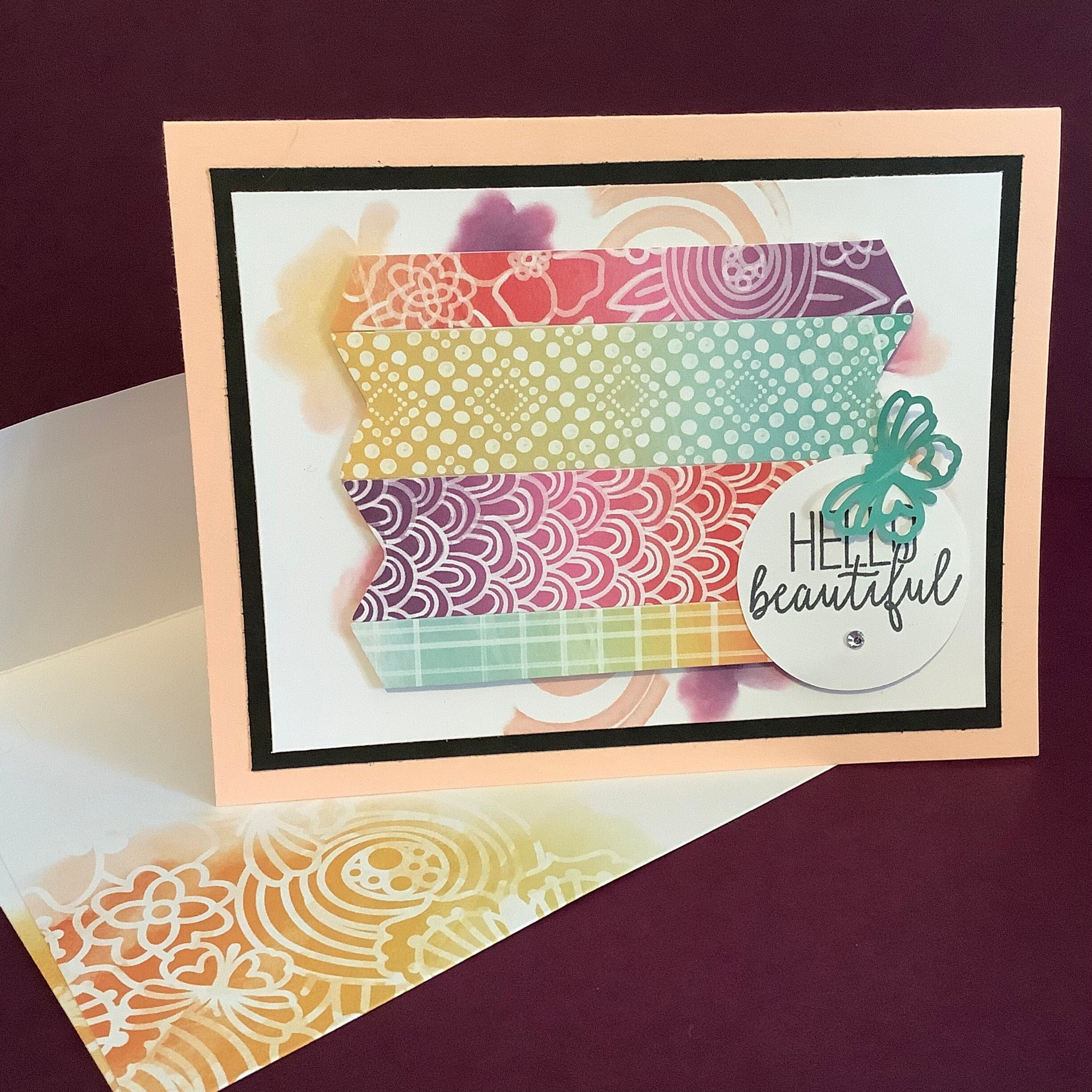 Hello Beautiful Card - Etsy