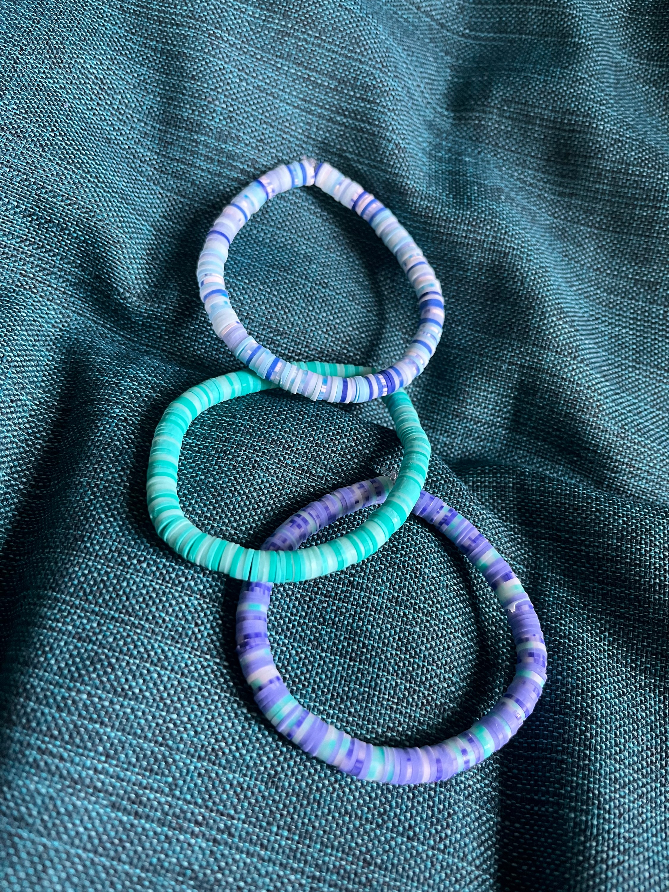 Blue Bracelet Blind Bag - Preppy Heishi Mystery Clay Bead Bracelet - Etsy