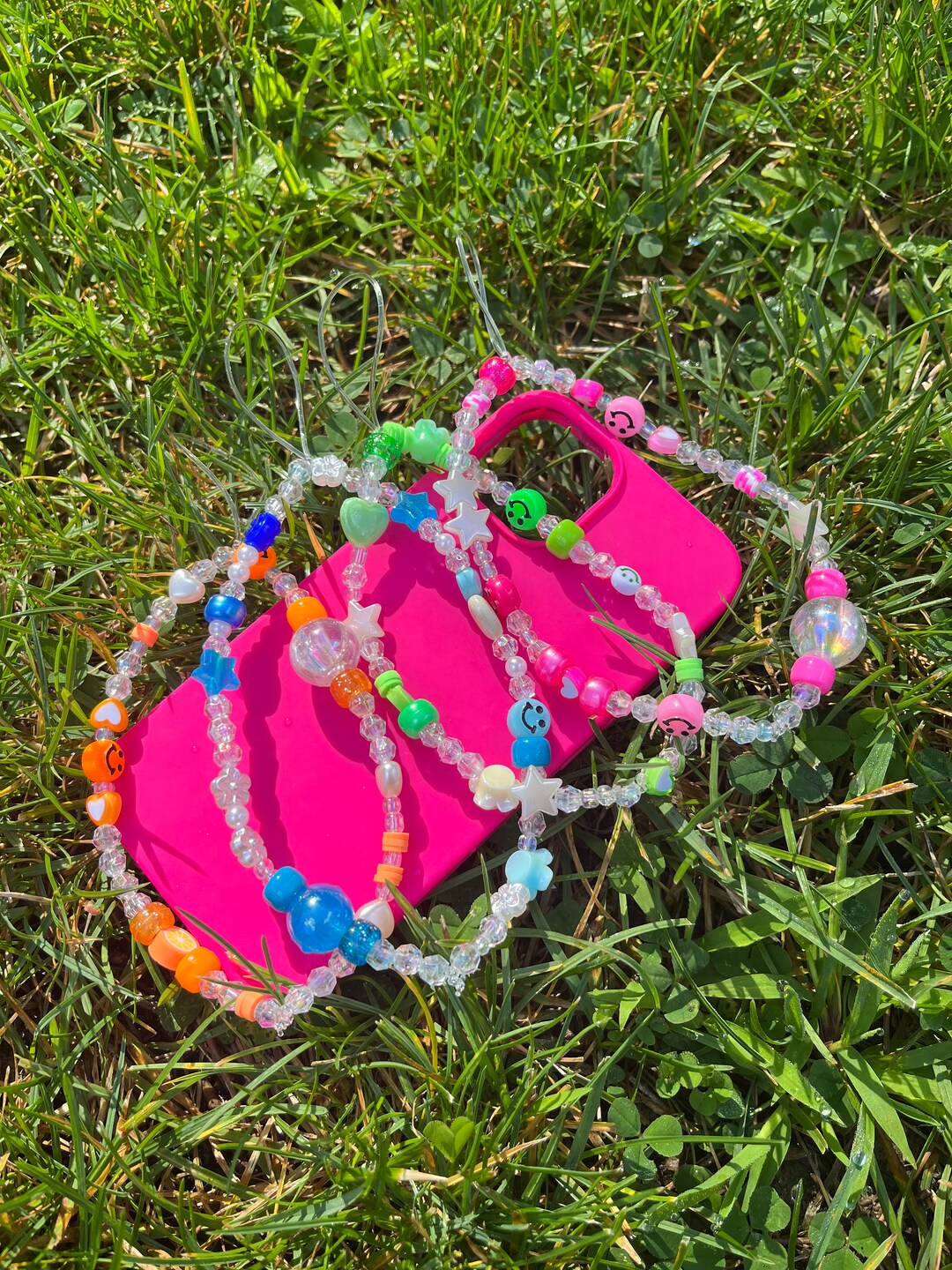 Preppy Phone Charm Dangles - 4 Colors - YOU PICK - Etsy