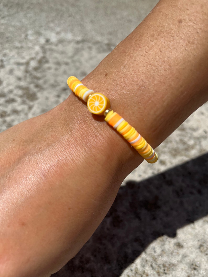 FRUIT BASKET 5 Preppy Fruit Aesthetic Heishi Clay Bead - Etsy