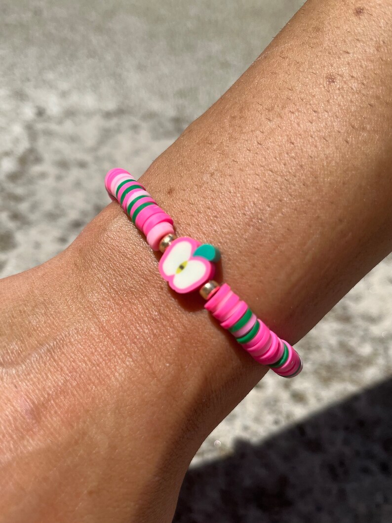 FRUIT BASKET 5 Preppy Fruit Aesthetic Heishi Clay Bead - Etsy