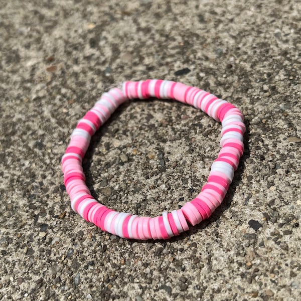 Barbie Clay Bead Bracelet - Etsy
