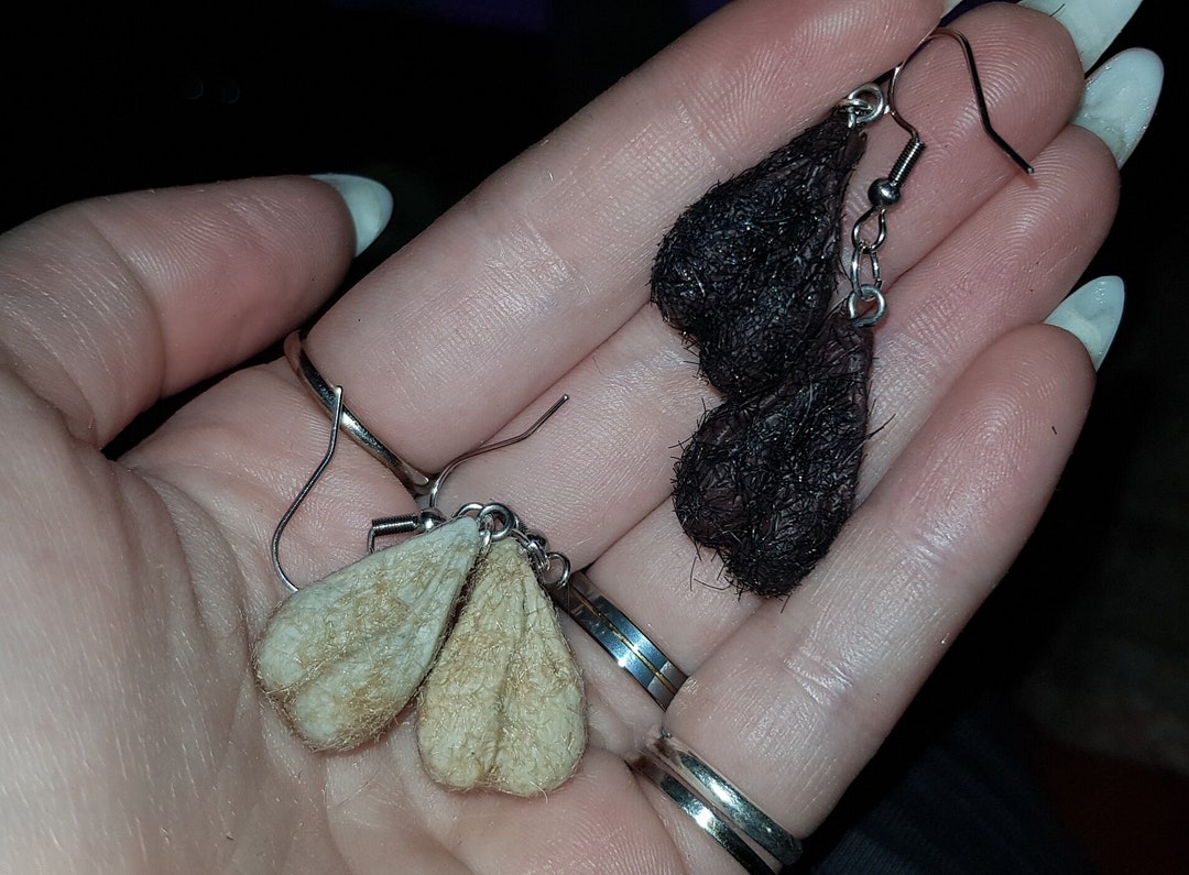 Dog Testicles Earrings Miniature - Etsy