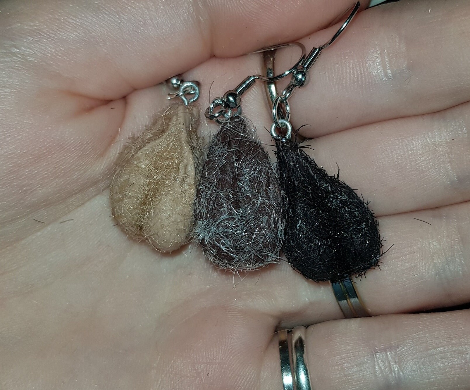 Dog Testicles Earrings Miniature - Etsy