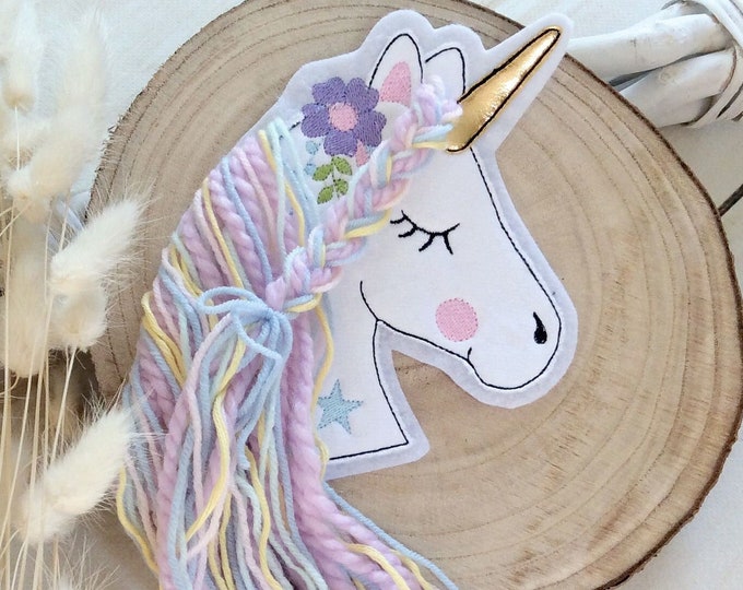 Application Boho Unicorn Pastel Patch Button for School Bag Patch Patch ...
