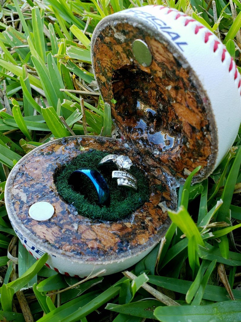 Baseball Ring Box NEW Options - Etsy