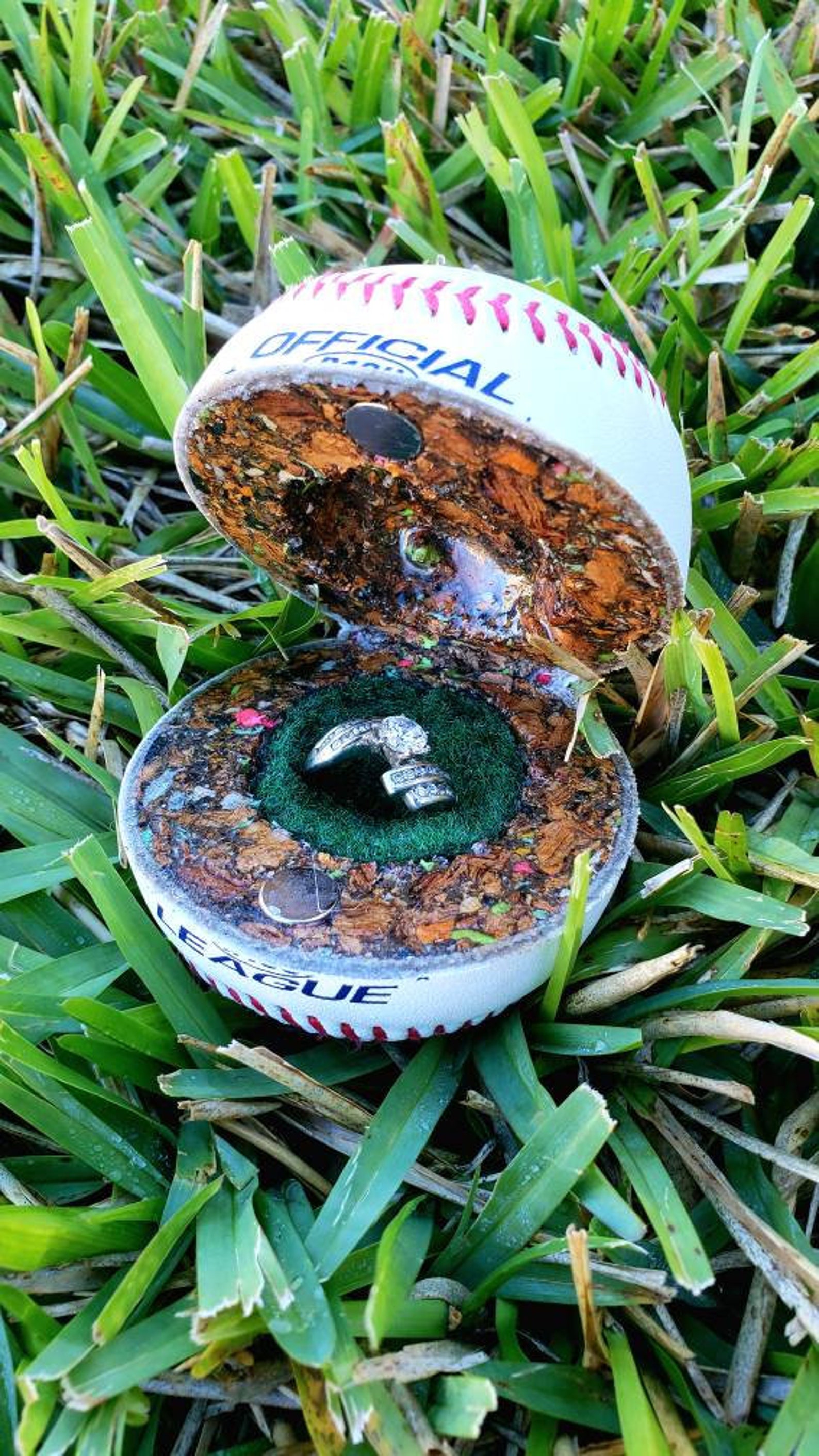 Baseball Ring Box NEW Options - Etsy