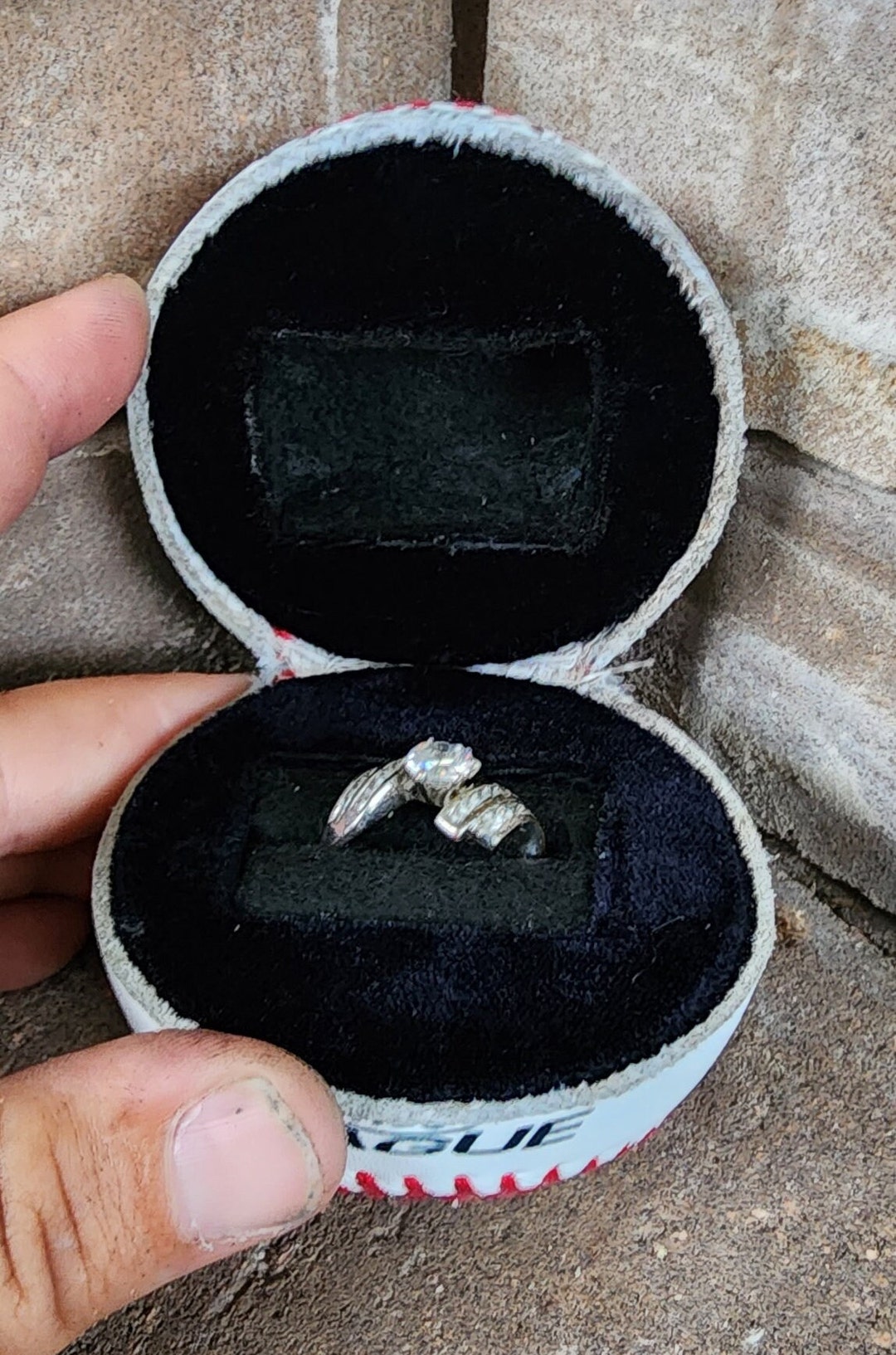 Elegant Baseball Ring Box *NEW Options* - Etsy