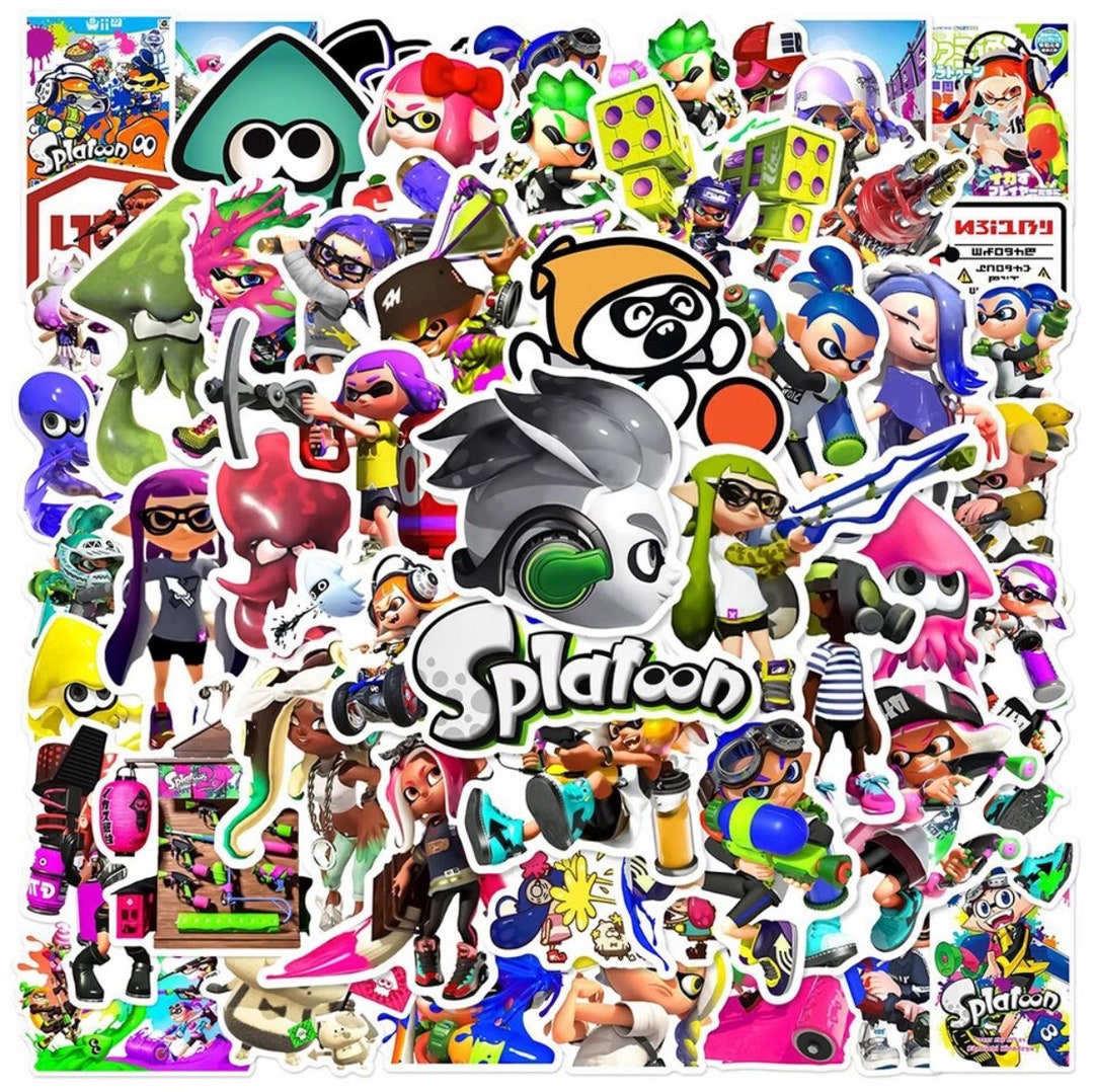 Splatoon Stickers Sticker Decals Decal Game Inspired Graffiti for Kids ...