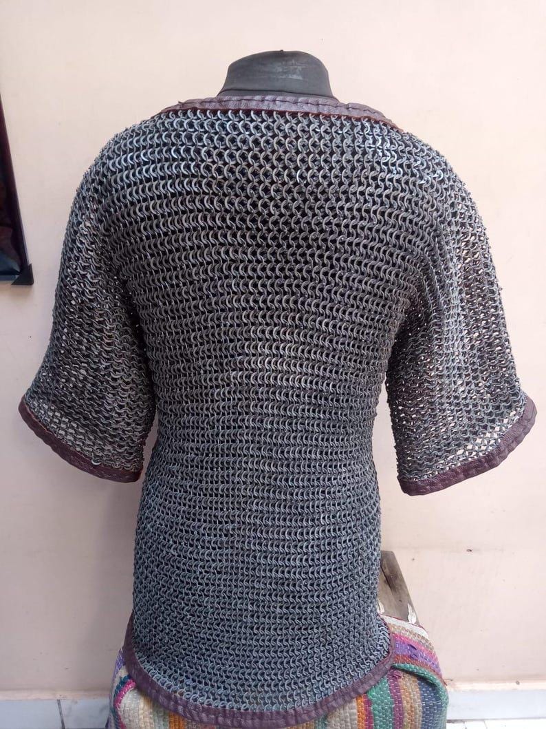 Aluminum Chainmail Shirt – Lightweight Grey Chain Mail Armor – Medieval ...