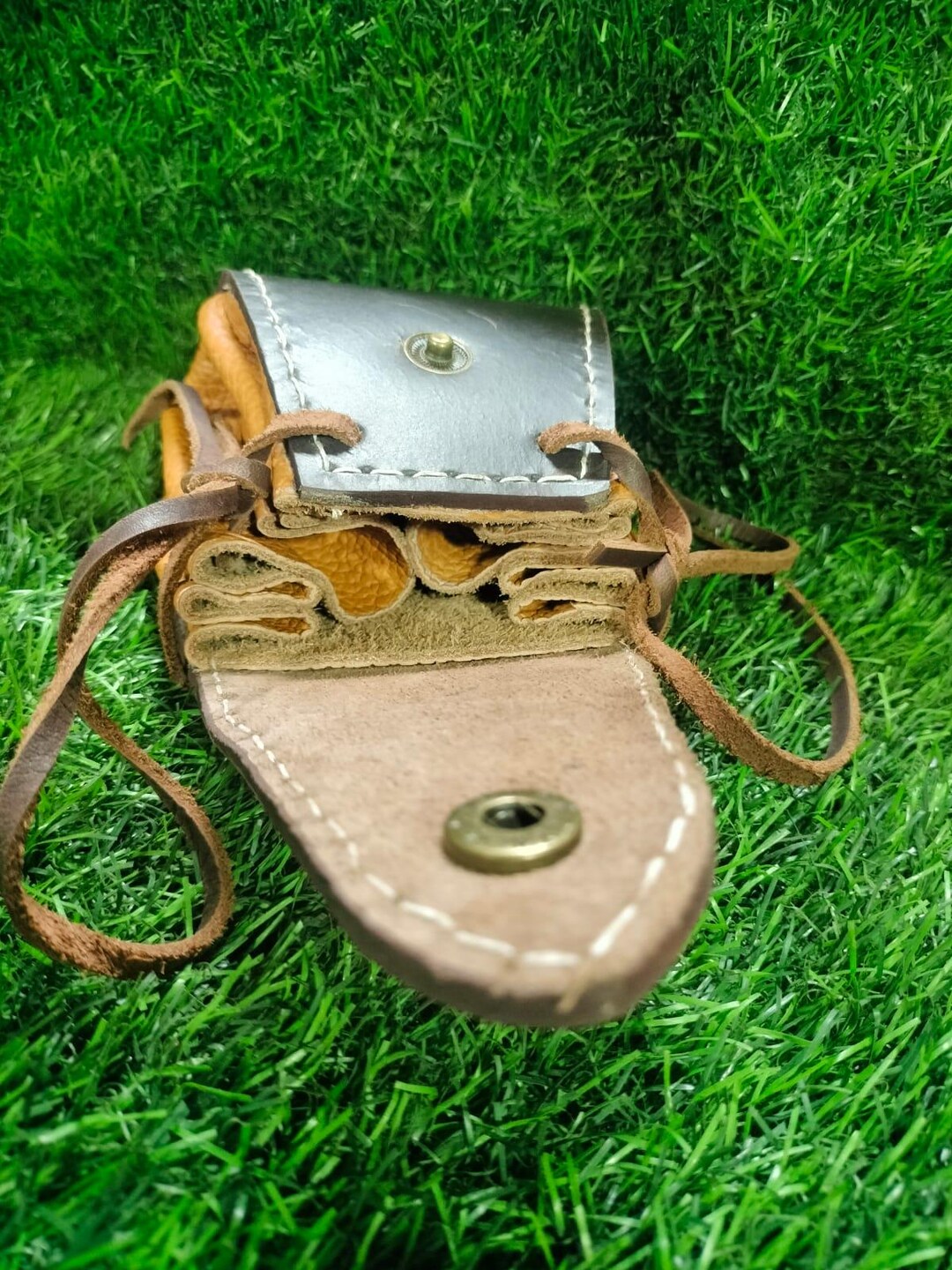Viking Leather Coin Pouch | Medieval Money Bag for LARP, Reenactment ...