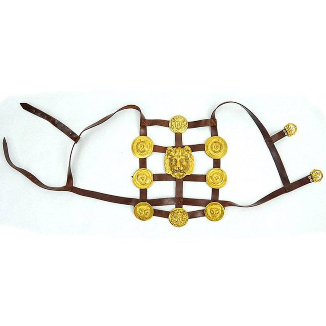 Roman Phalerae Harness Belt | Full Body Brass Reenactment Kit | Roman ...