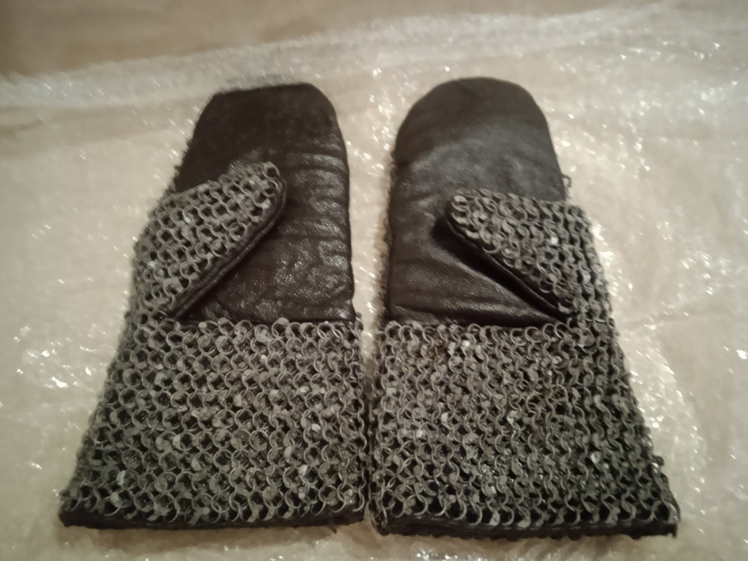 Viking Combat Gaunlets,chainmail Mittens,viking Hand Wearing Gaunlets,8 ...
