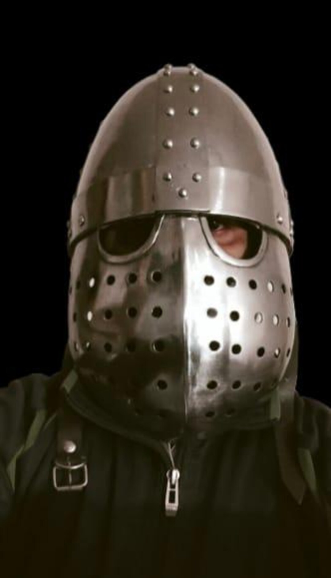 Crusader Spangenhelm With Face Guard,crusader Helmet,medieval Helmet ...