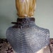 Chainmail Gorget,chainmail Collar,chainmail Aventail,neck Chainmail ...