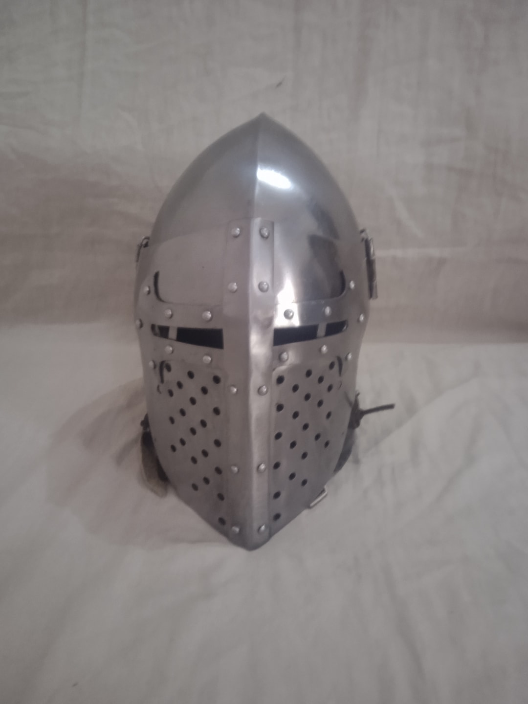 1.5mm Mild Steel,full Face Sallet,15th Century Helmet,sallet Helmet ...