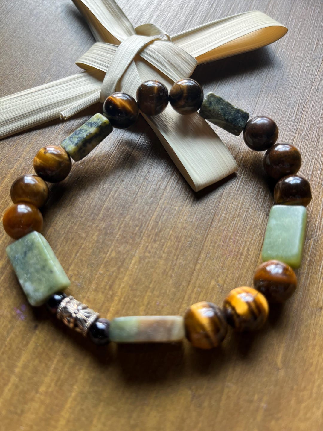 Tiger's Eye Stone Bracelet for Men: Courage & Confidence - Etsy