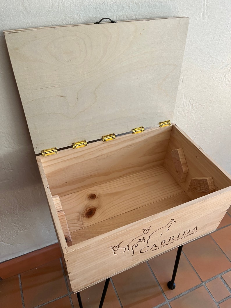Wine Crate Table - Etsy