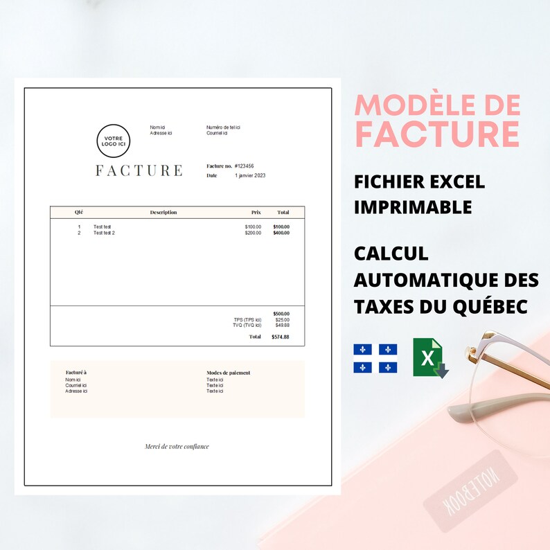 Elegant Minimalist Style Peach Beige Invoice Template to Download and ...