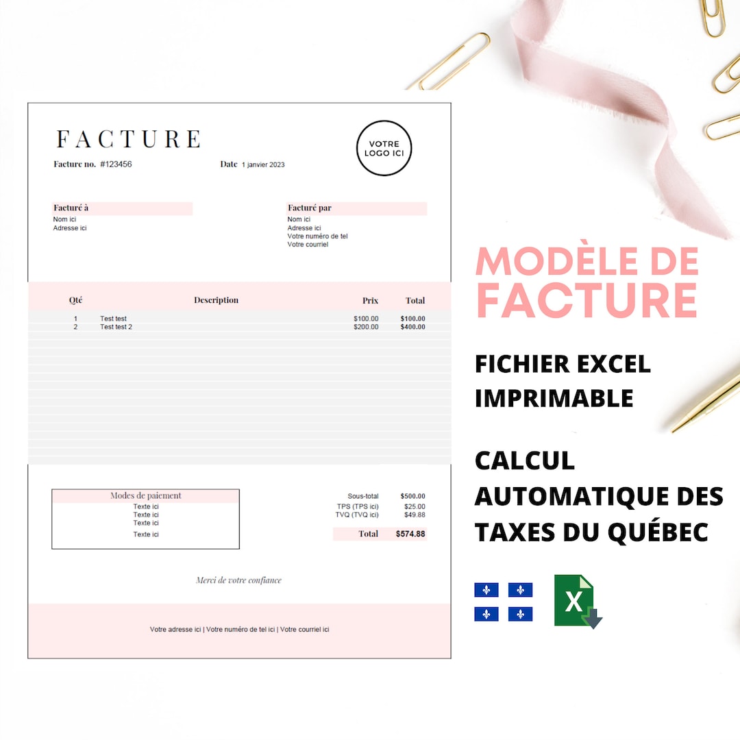 Elegant Minimalist Style Pink Gray Invoice Template to Download and ...