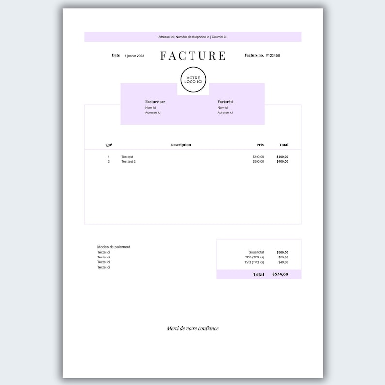 Pink Gray Invoice Template Elegant Minimalist Style to Download and ...