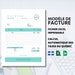 Invoice Template to Download and Print in French With Automated ...