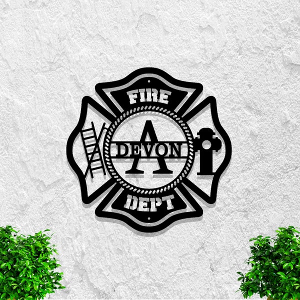 Firefighter Sign - Etsy