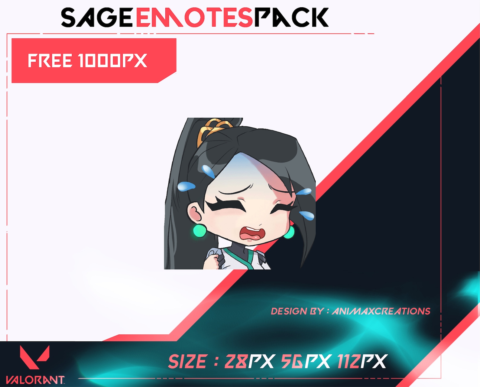 Sage Valorant GIF, Sage Valorant GIF Emotes for Streamer - Etsy