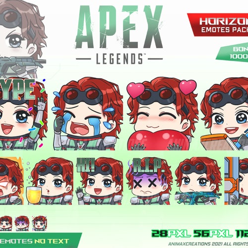 Apex Legends Gibraltar Chibbi Emotes for Twitch Youtube - Etsy