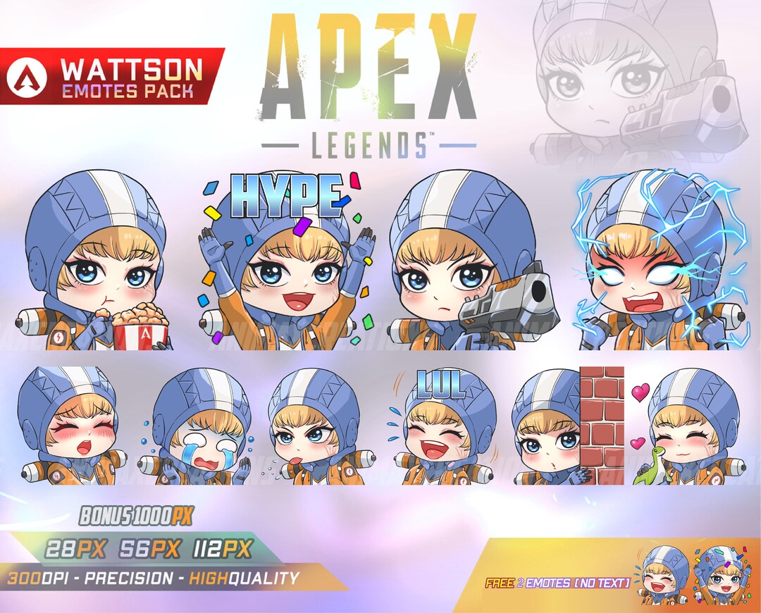 Wattson Apex Legends Emotes, Wattson Apex Legends Chibi, Apex Legends ...