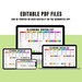 Editable Cleaning Checklist | Printable Weekly, Monthly, Yearly Tidying ...