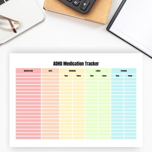 ADHD Medication Tracker | Rainbow Health Medication Management ...